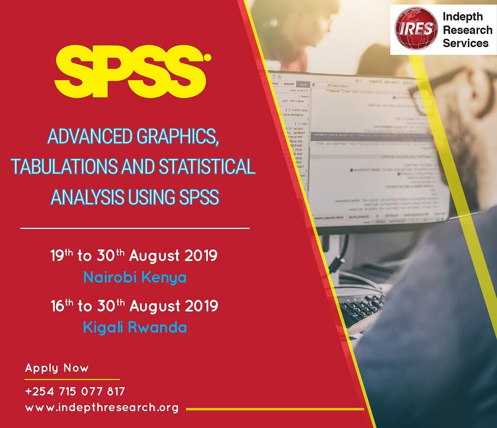 Advanced Graphics, Tabulations and Statistical Analysis using SPSS - Courses and Trainings ...