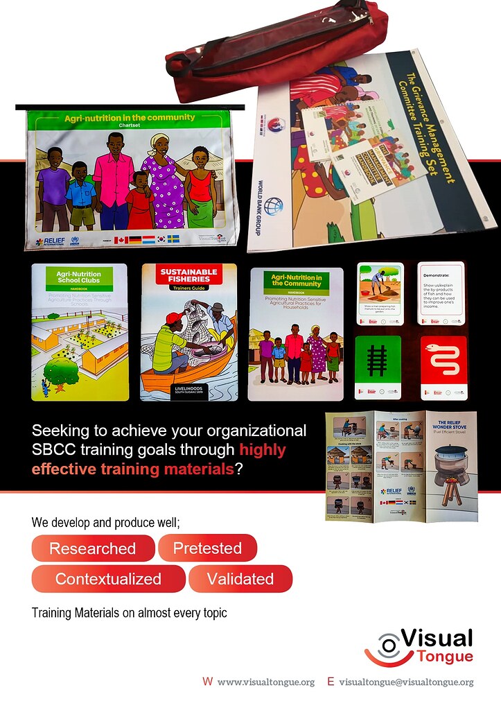 Development and production of IEC, IPC & SBCC Training Tools and ...