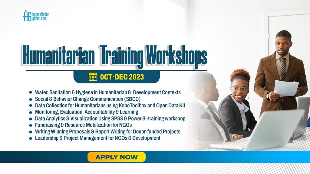 Training Workshops for Humanitarians & Development Practitioners ...