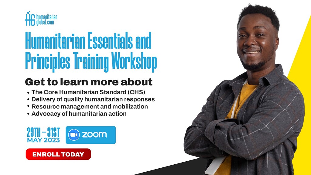 Humanitarian Essentials and Principles Training Workshop - 29th - 31st ...